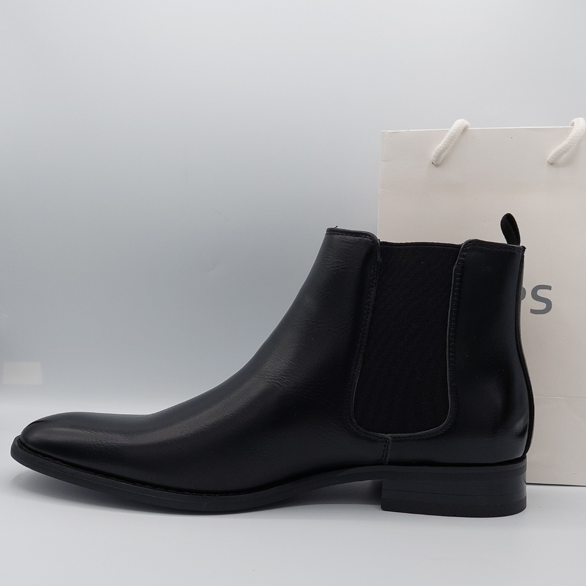 CHASE MEN'S FAUX LEATHER CHELSEA BOOTS